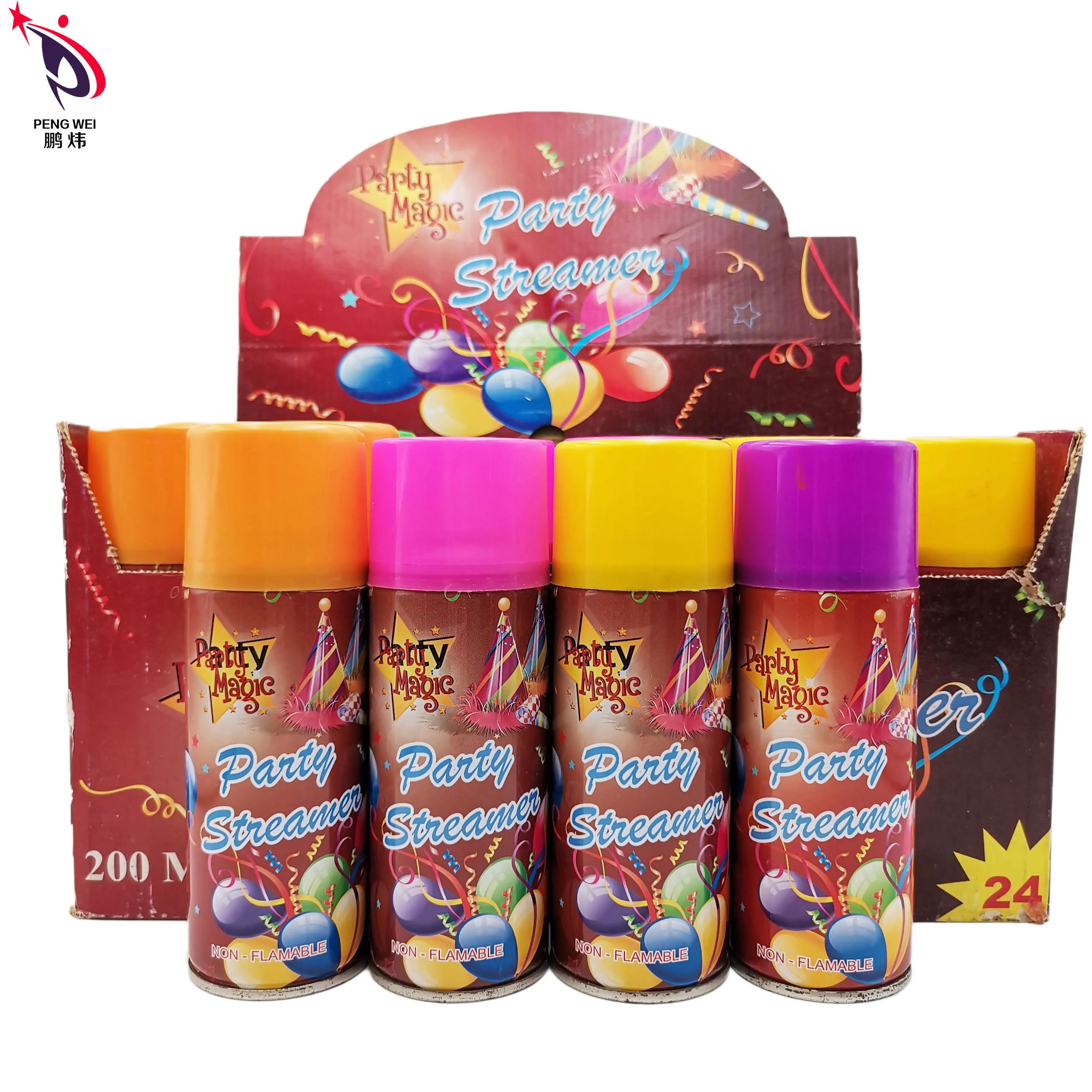 Wholesale Non Flammable Party Streamer Wedding Crazy Colorful Silly ...