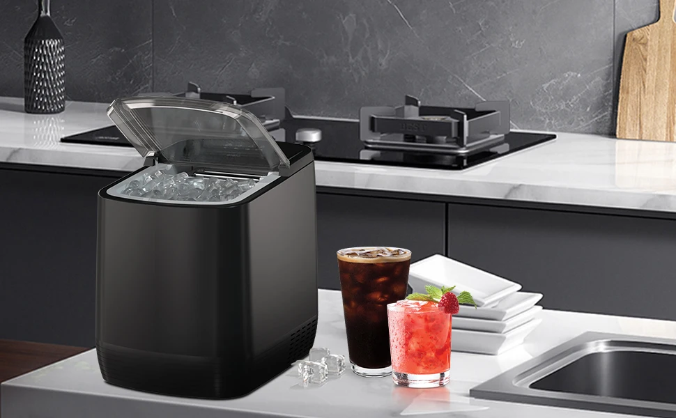 3 Minutes Quick Ice Making Portable Household Small Ice Maker 120v 60hz ...