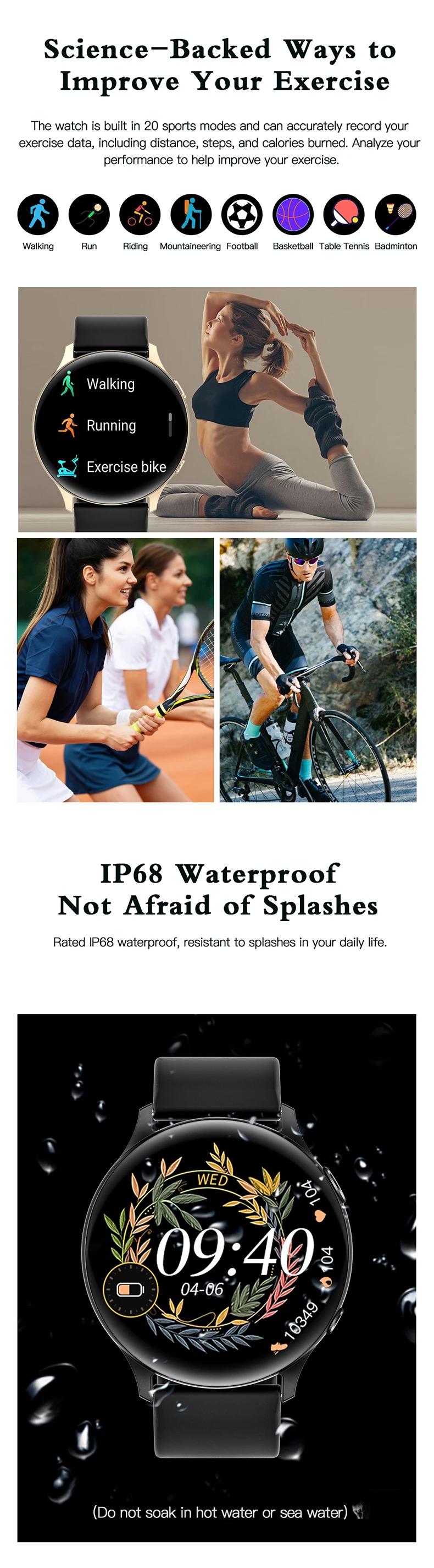 Karenm Smartwatch 2023 Rtl8762dk Fitness Watch 1.32 Inch Mx15 Smart ...