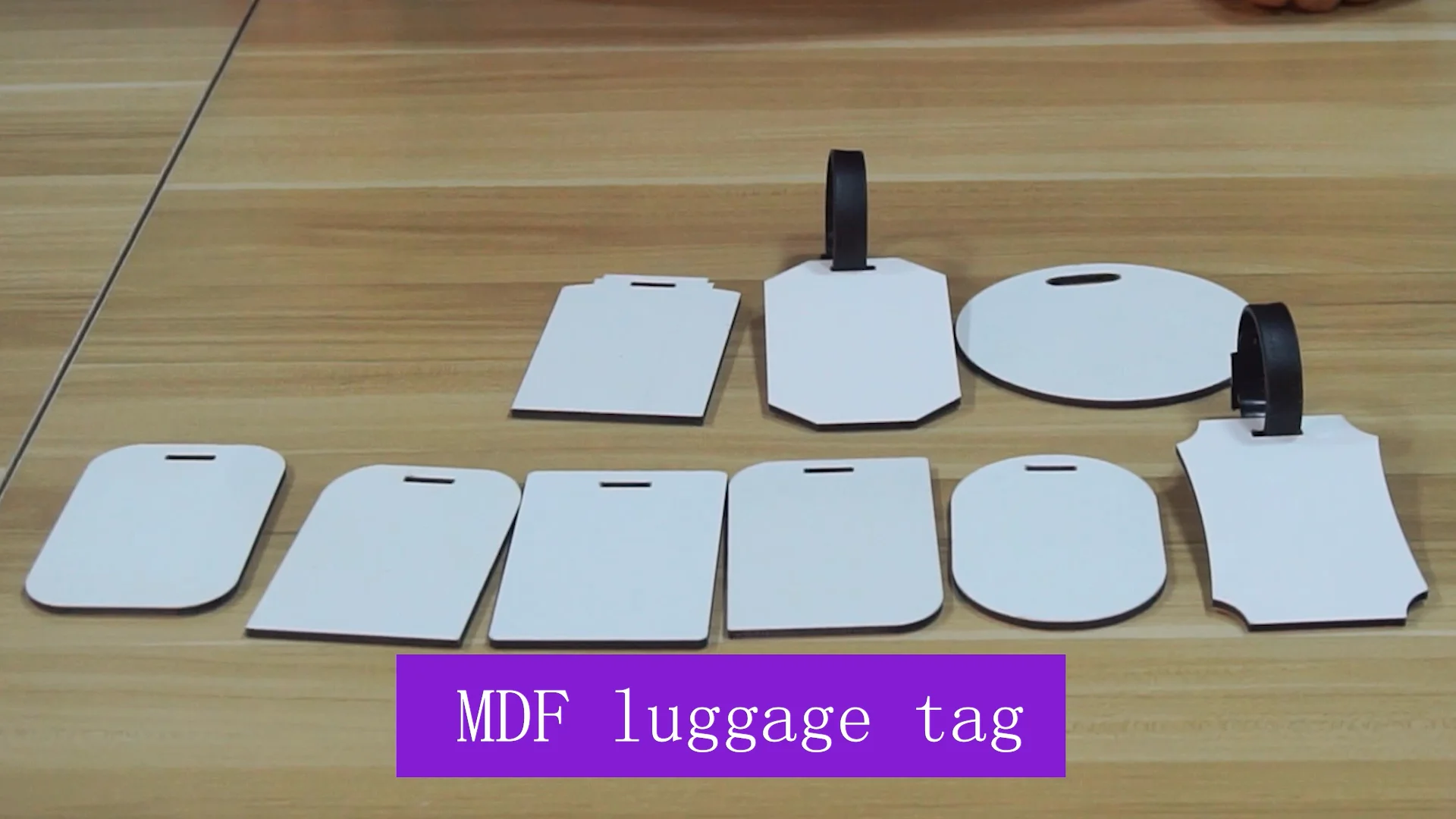 In Stock Blank Sublimation Mdf Wooden Board Double-sided Mdf Wooden ...