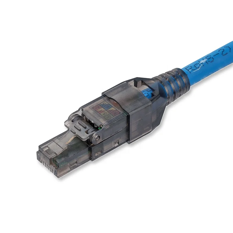 RJ45 Cat.6 UTP Modular Plug Free Crimping Design Ethernet Connector ...