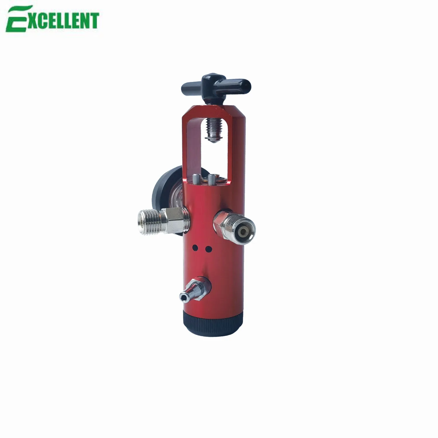 Red Color Medical Click Style First Aid Cga870 Oxygen Tank Regulator 0 ...