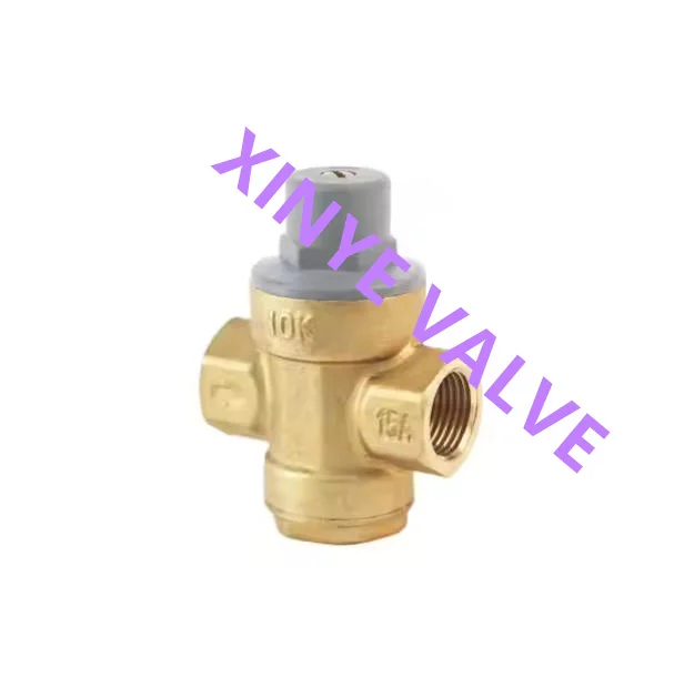 10K Manual Water Pressure Regulator Reducing Valve Brass Blasting for ...