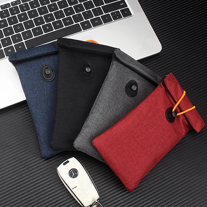 Custom Logo Rfid Emp Proof Bags Cell Phone Single Blocking Faraday Bag ...