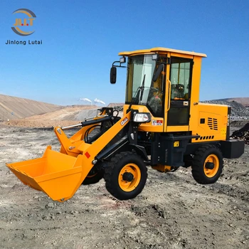 Small Loader 4 Wheel Drive Machine With Front End Loader Machine Digger ...