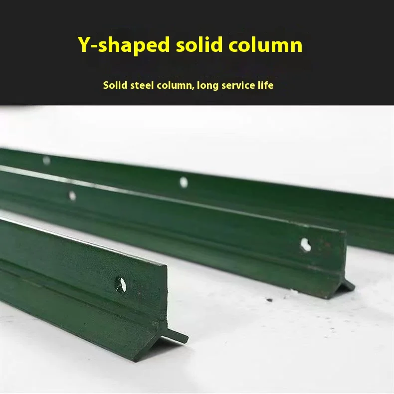 Durable Triangular Y-Shaped Cast Iron Column for Outdoor Fencing