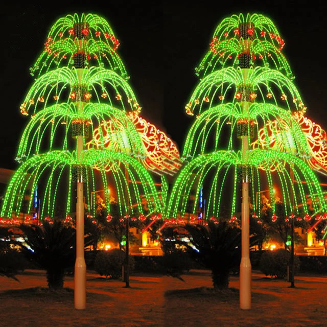 Outdoor Waterproof Christmas Decor - LED Firework Tree Lights
