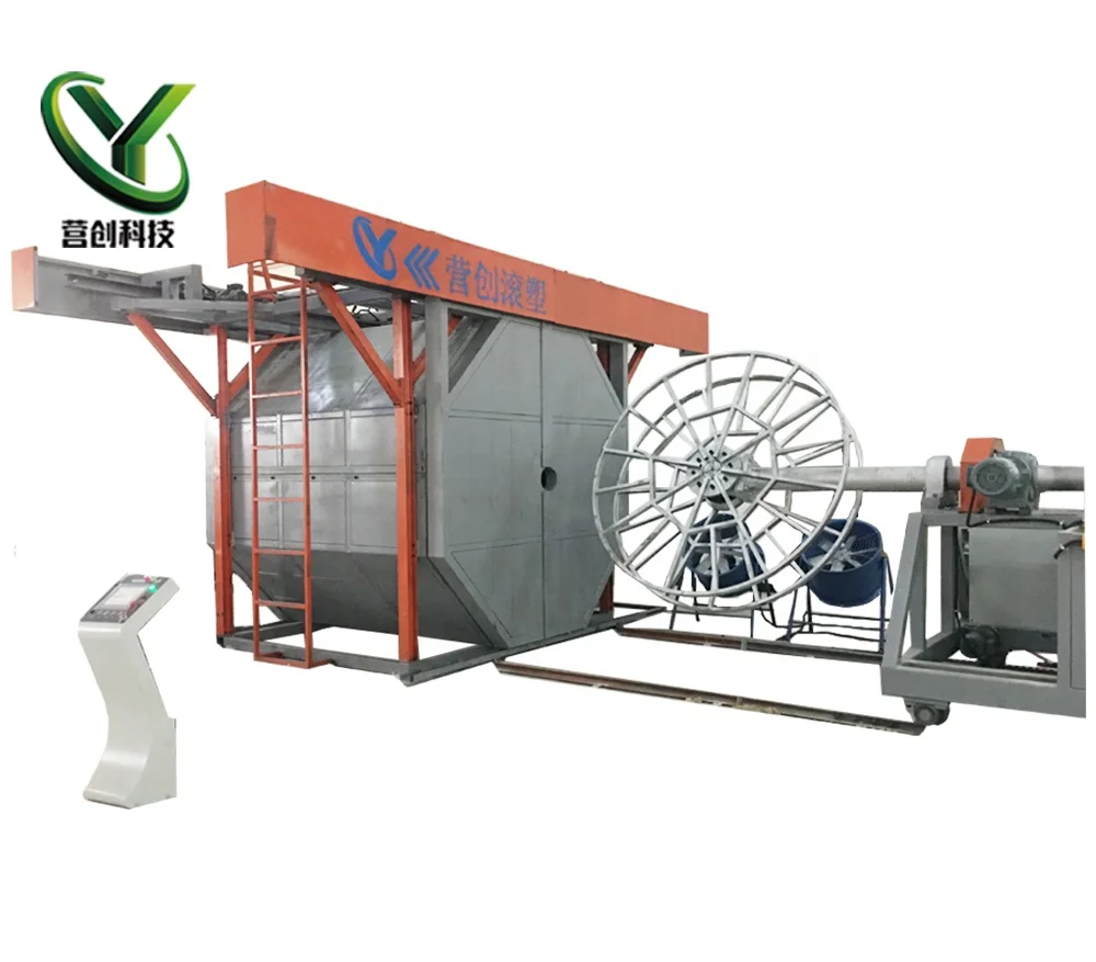 3 Arm 5 Station Carousel Rotomoulding Equipment