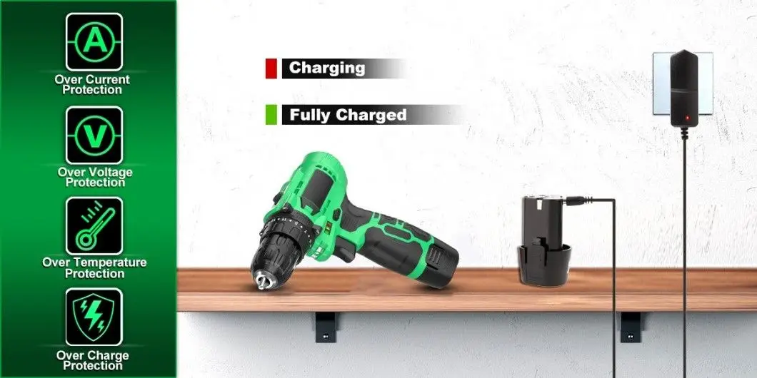 12V Cordless Drill Set with Electric Screwdriver Power Tools and ...