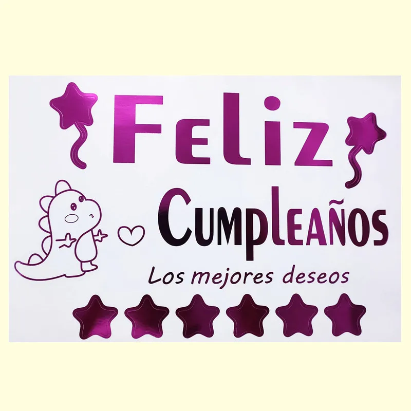 Valentine Love Congratulations Happy Birthday Letter Spanish Bobo ...