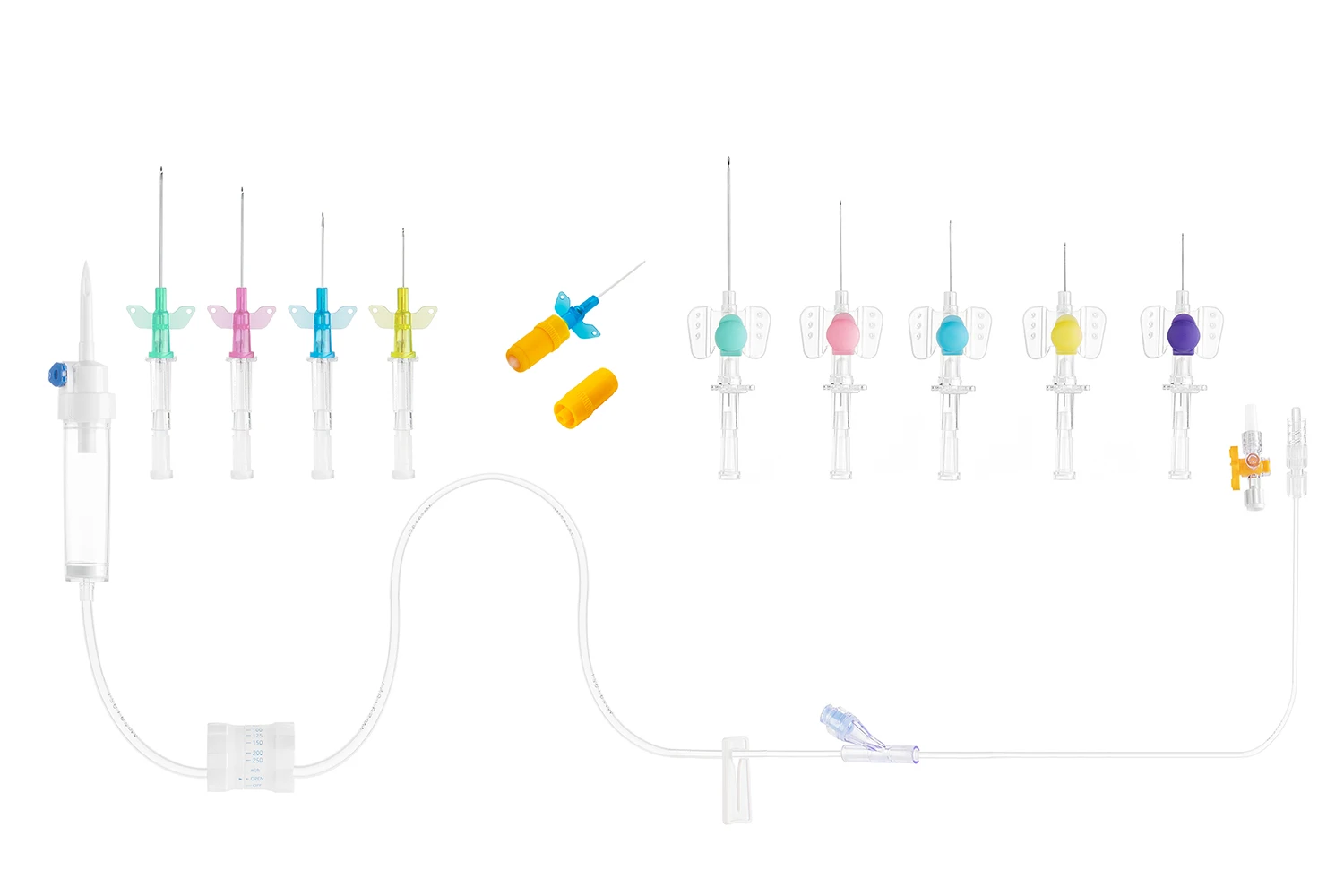 Medical Disposable IV Infusion Set with Flow Regulator