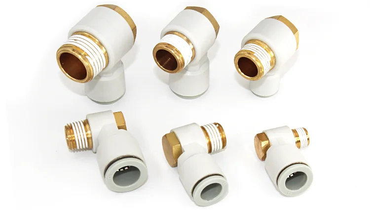 SMC FITTINGS KQ2V Type Hexagon Universal Male Elbow Connector