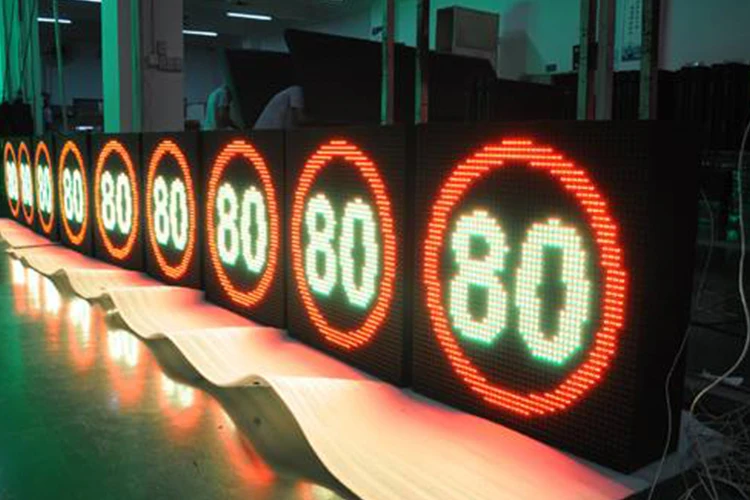 Matrix Screen Display Sign Road Traffic Dynamic Message Sign Variable ...