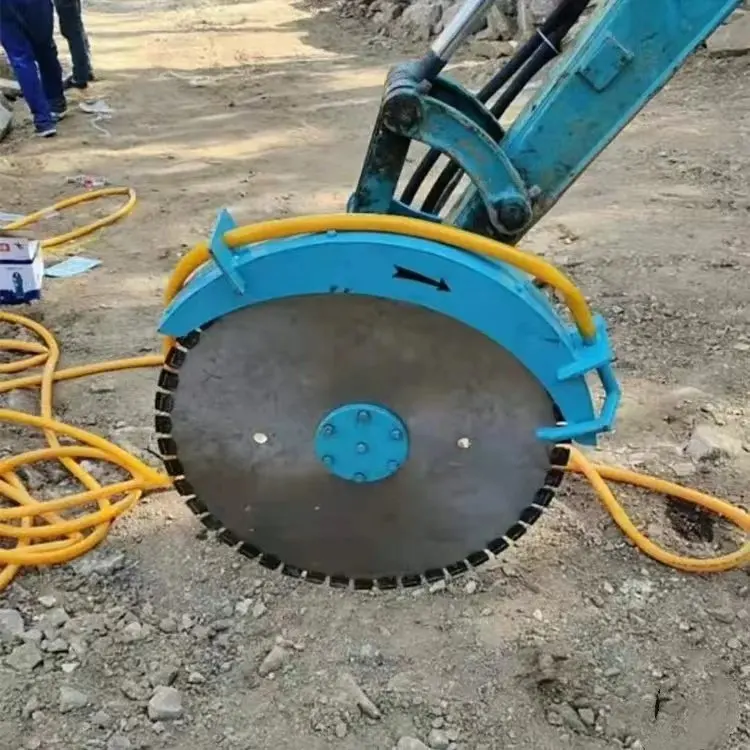 High Afficiency Rotary Rock Saw Cut Shear Hard Geology Excavator Rock ...