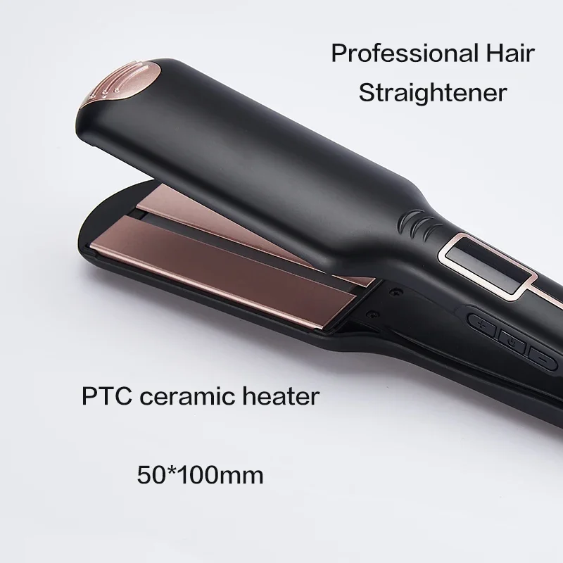 Hot Sell 2 In 1 Multi Flat Iron Wide Head Hair Straightener Ceramic ...