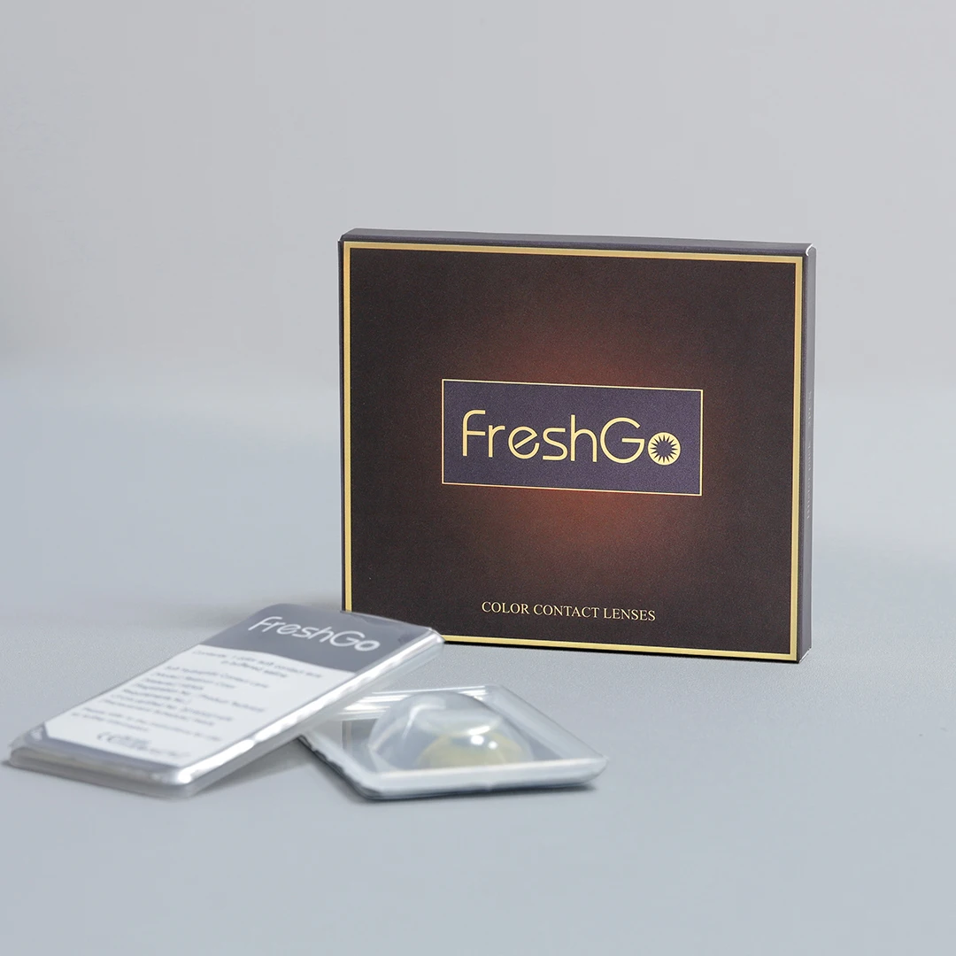 Hot Sale Fresh Go Natural Look 3 Tone Colored Contacts Oem Box Yearly ...