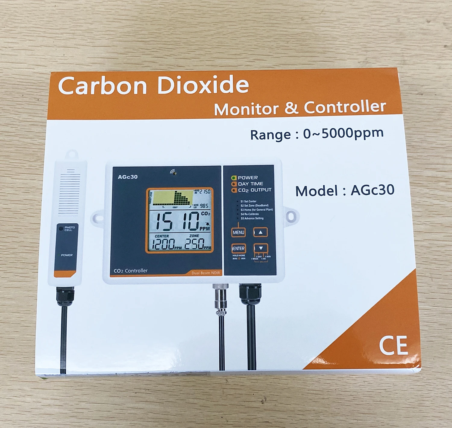 Co2 Controller Carbon Dioxide Controller Co2 Meter Monitor Day And ...