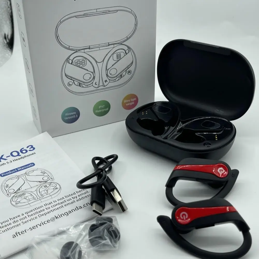 Yykq63 Music Games True Wireless Earphones Ear Hanging Noise Reduction Headphones Tws Yyk-q63 ...