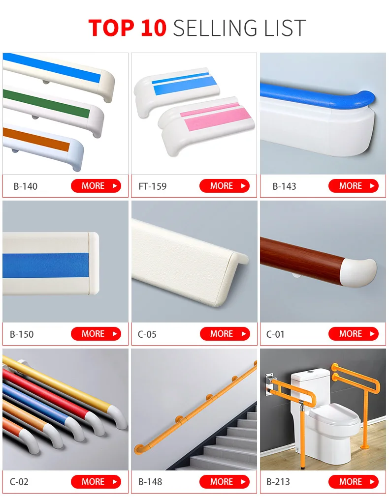 Factory Price Hospital Crash Rail 140mm Pvc Aluminum Crash Rail ...