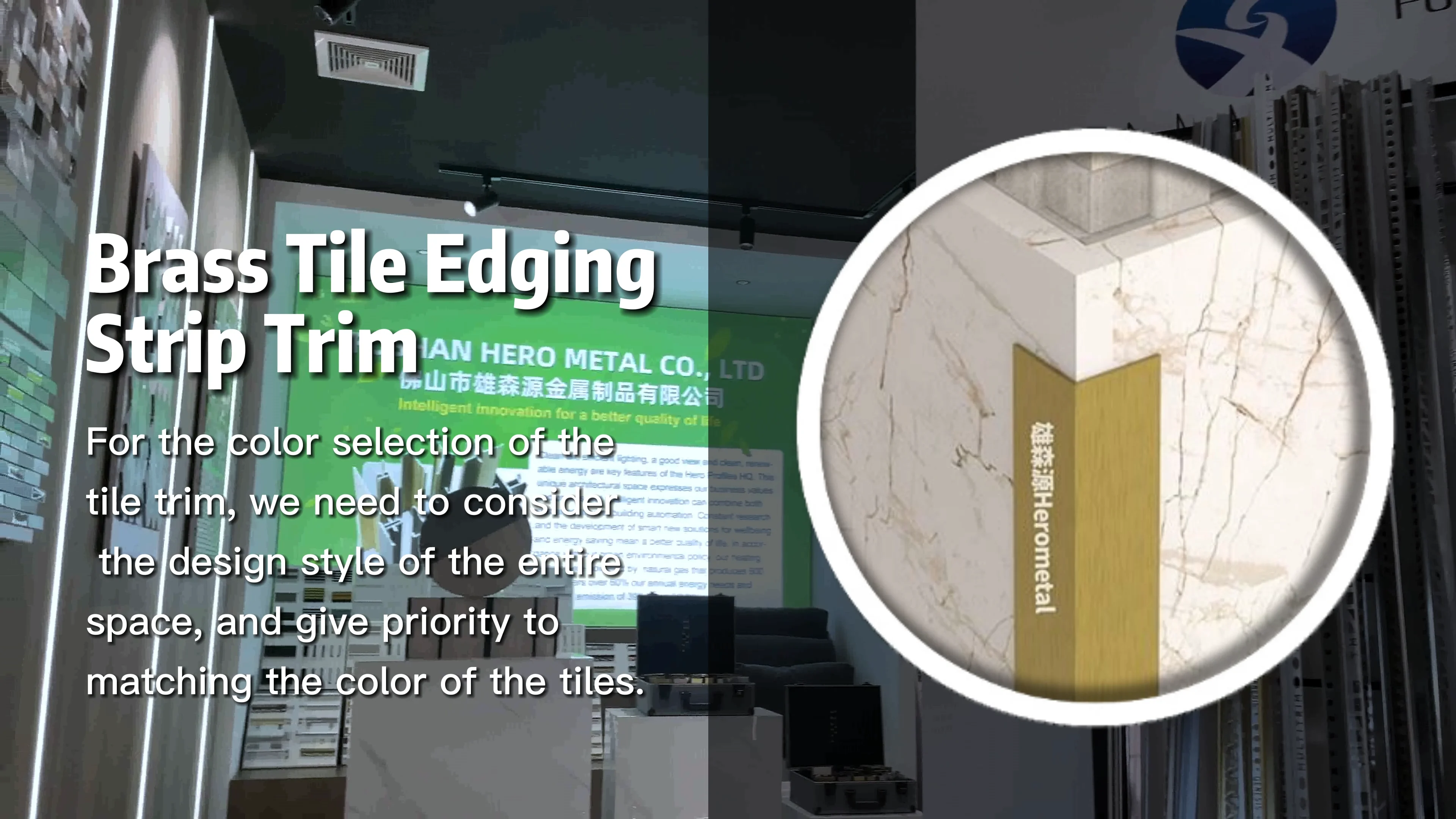 Multi Size Tile 90 Degree Outside Corner Brass L Shape Tile Trim - Buy ...