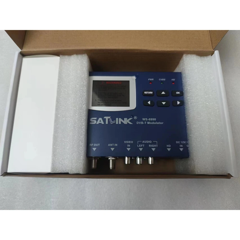 Satlink Ws-6990 Color Lcd Ground Finder Av Hd To Dvb-t Dvb-c Isdbt ...