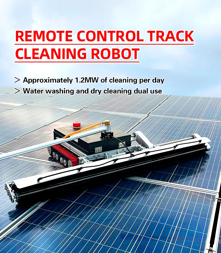Photovoltaic Cleaning Robot Equipment That Can Efficiently Clean Solar ...