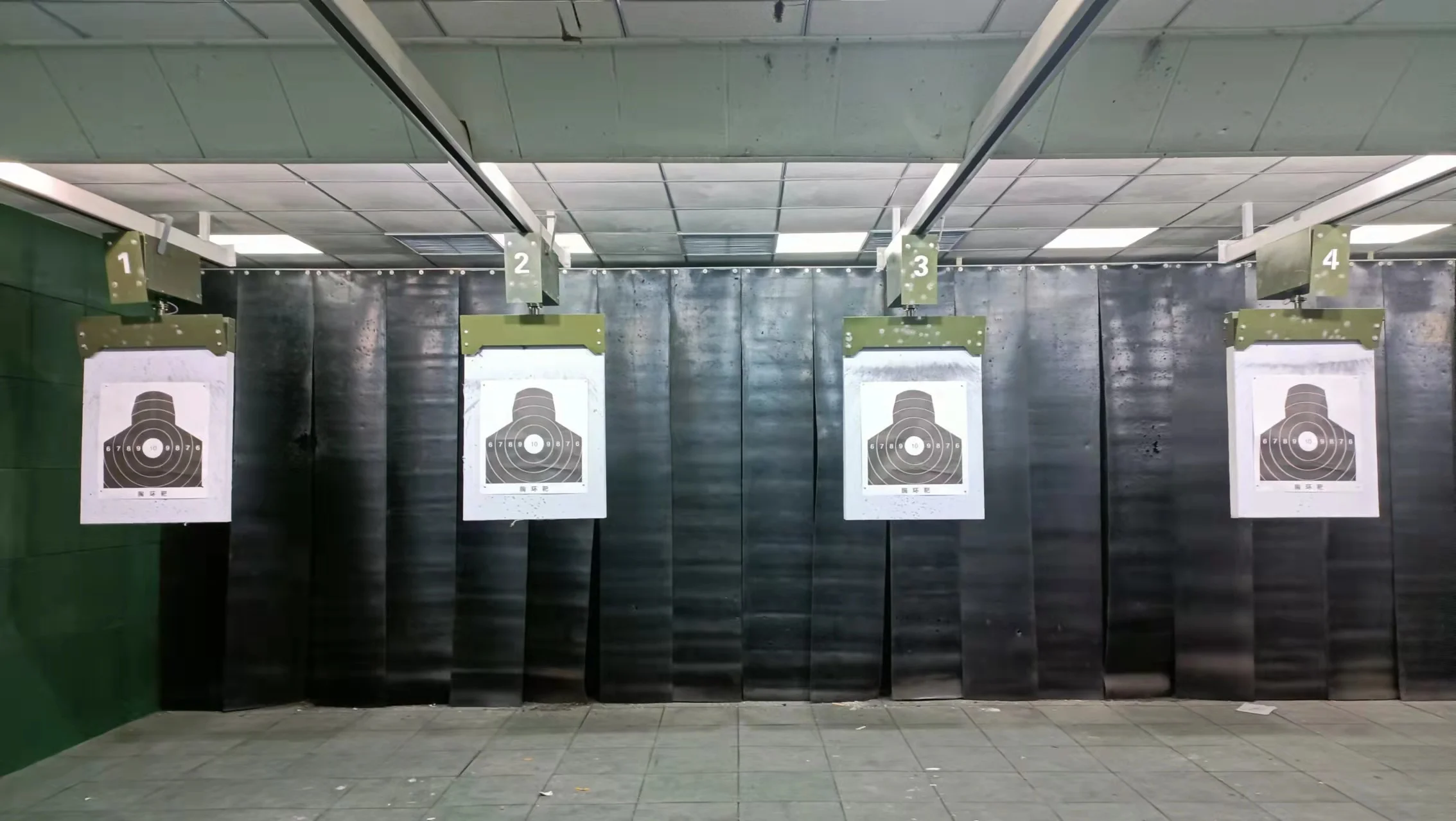 Automated Ceiling Target Retrieval System For Shooting Training Indoor ...