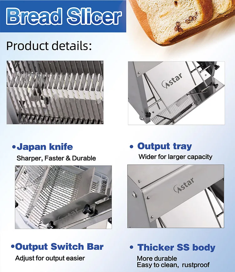 Toast Slicer Machine - High Efficiency & Easy Operation