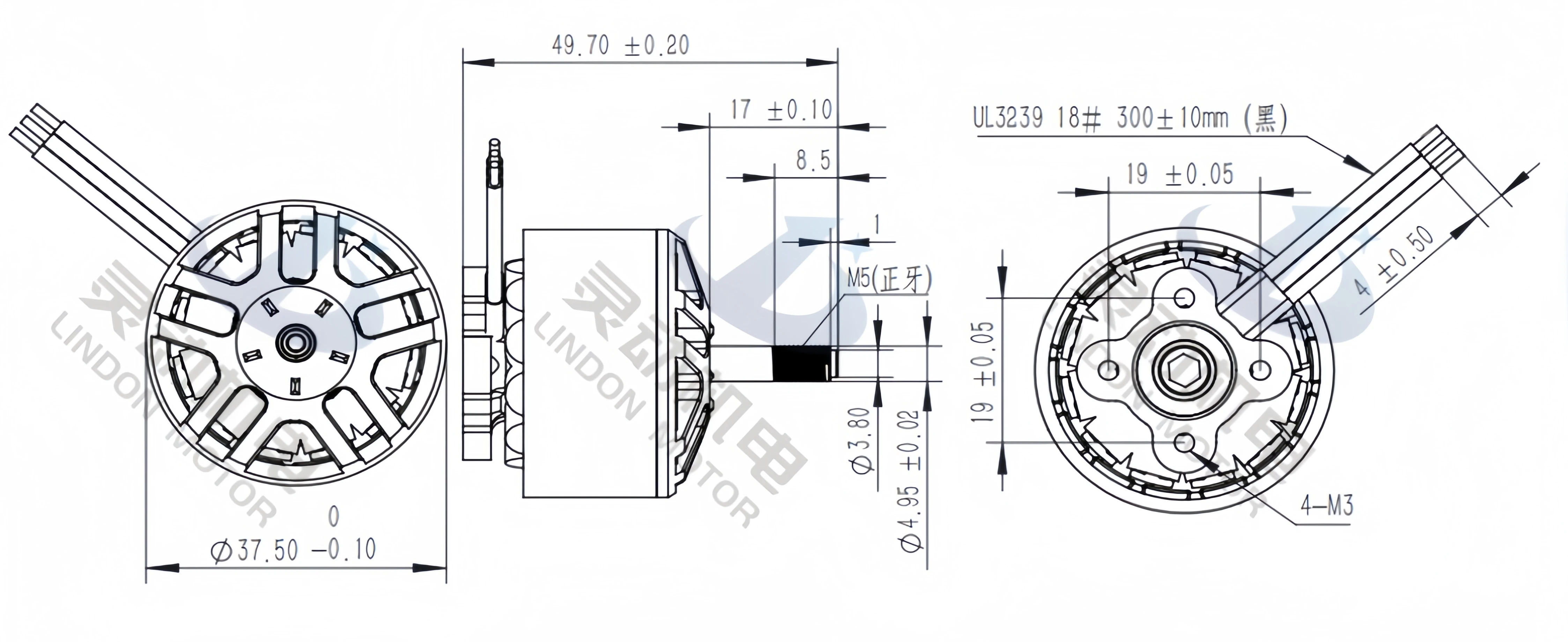 2.bldc China-made Brushless Motor Customizable For Drone 6.5v 1.5a ...