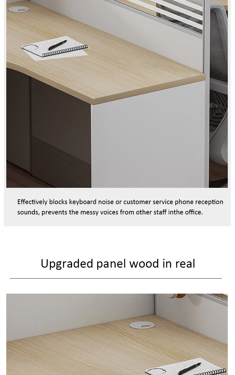 Customized Modular Multiple Seater Wooden Workstation Furniture Set ...