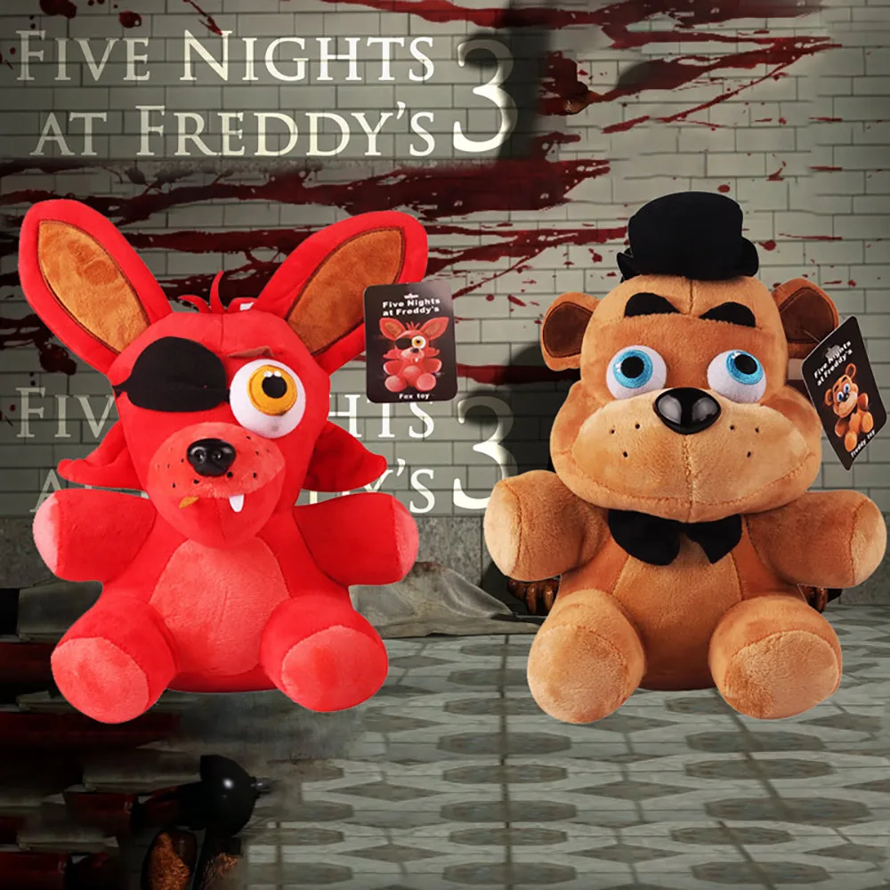 CPC Plush Fnaf Five Nights at Freddy Nightmare Freddy Bonnie Bear Foxy ...
