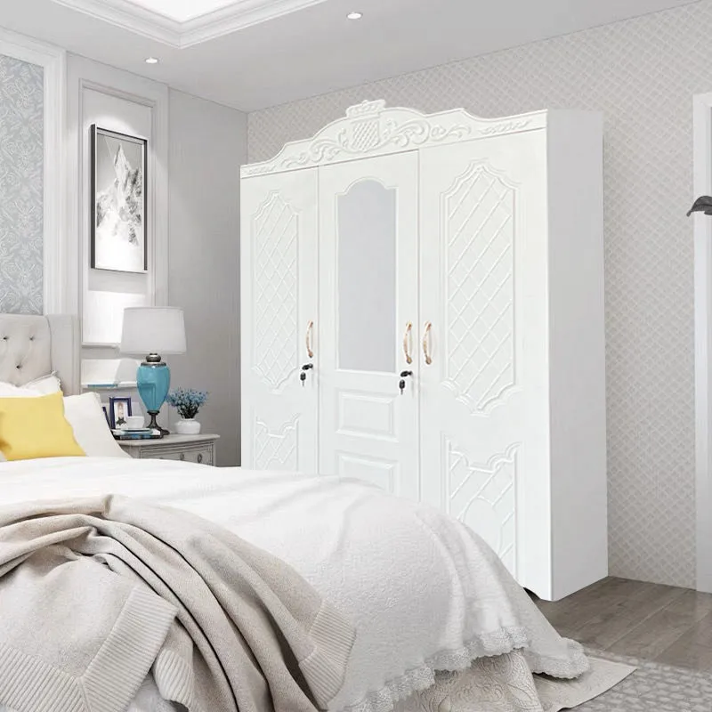 Lakshyo Modern Steel Wardrobe Almirah Metal 4 Swing Doors Piece Sets ...