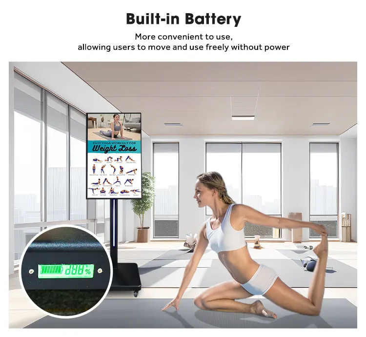 Lcd Display Touch Screen Indoor Android Advertising Digital Signage ...