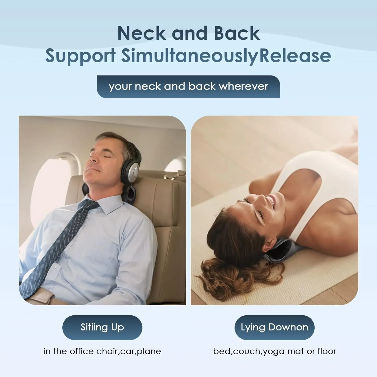 Trigger Point Massager Cervical Traction Device Back Stretcher for TMJ ...