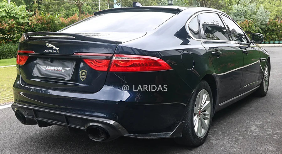 RS Style Rear Diffuser for Jaguar XFL - Carbon Fiber Bumper