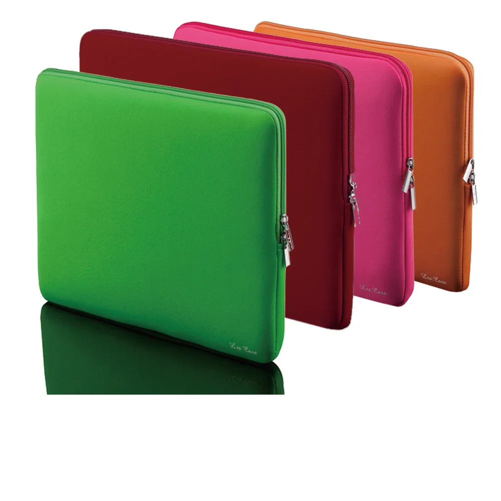 15" 15.6" Neoprene Laptop Notebook Carry Sleeve Case Bag Cover With Three Compartments - Buy 15. ...