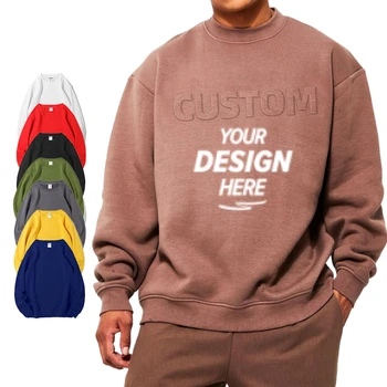 Yudi Factory Custom 3d Embossed Logo Sweatshirt Hoodie For Men Embossed ...