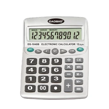 Cheap Student Desktop Calculator 12-digit Dual Power (solar And Battery ...