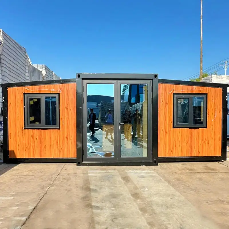 Two-Bedroom Expandable 40-Foot Container House Trailer Steel Structure ...