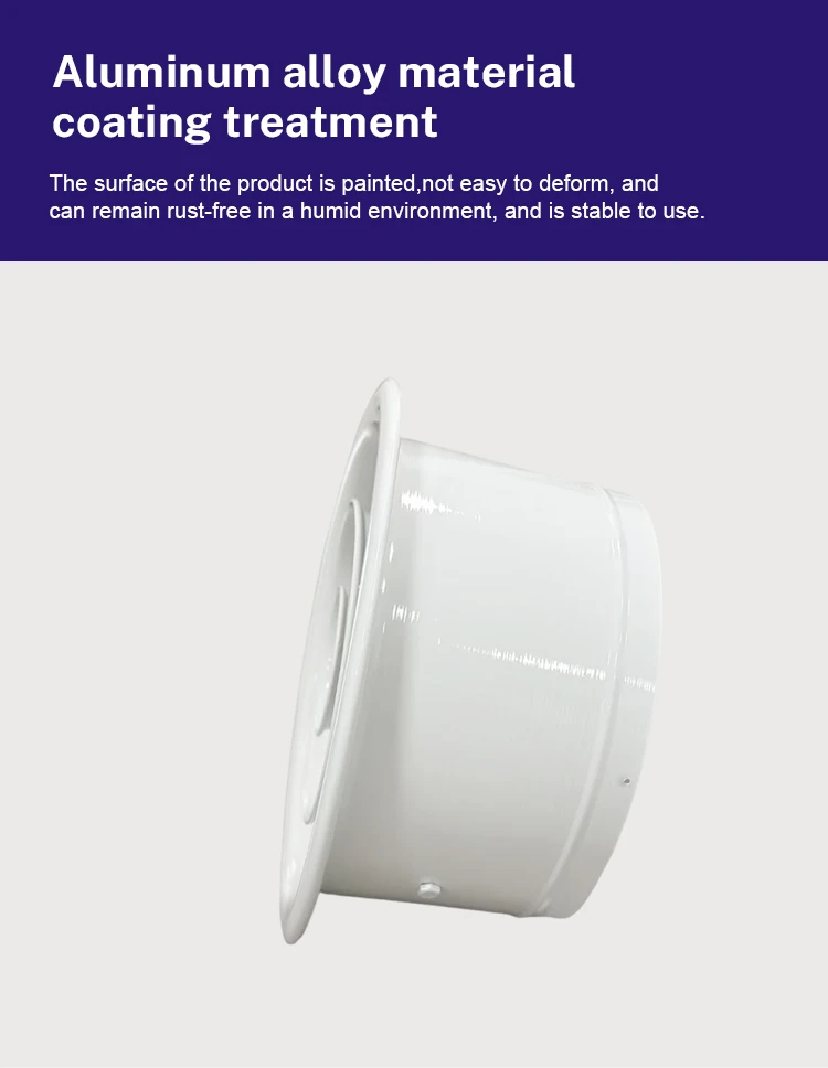 Round Aluminum Jet Diffuser Registers - Premium Quality