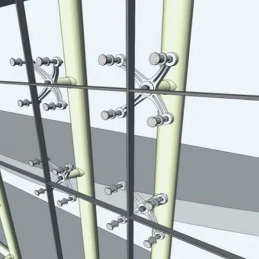 Spider Glass Curtain Wall Spider System - Buy Spider Curtain Wall ...