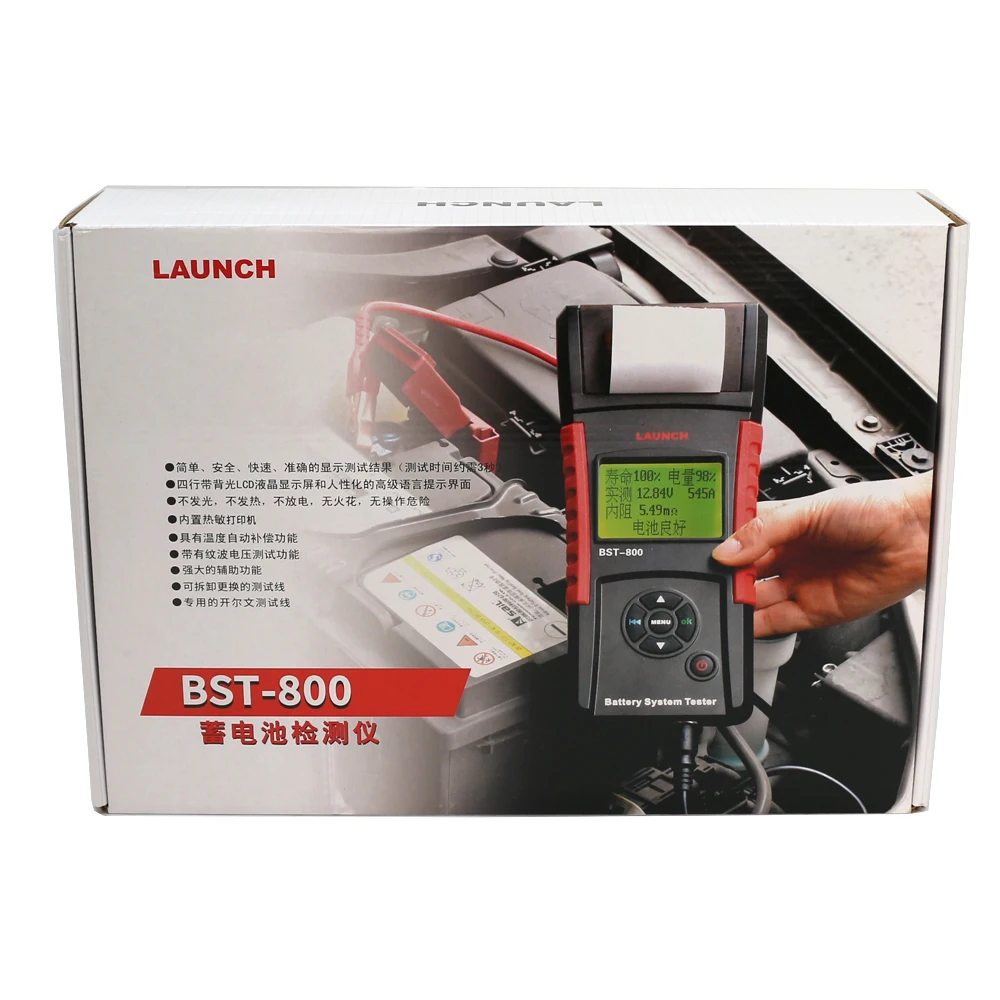 Portable Launch Bst800 Car Battery Tester 12v 24v Battery Load Tester ...