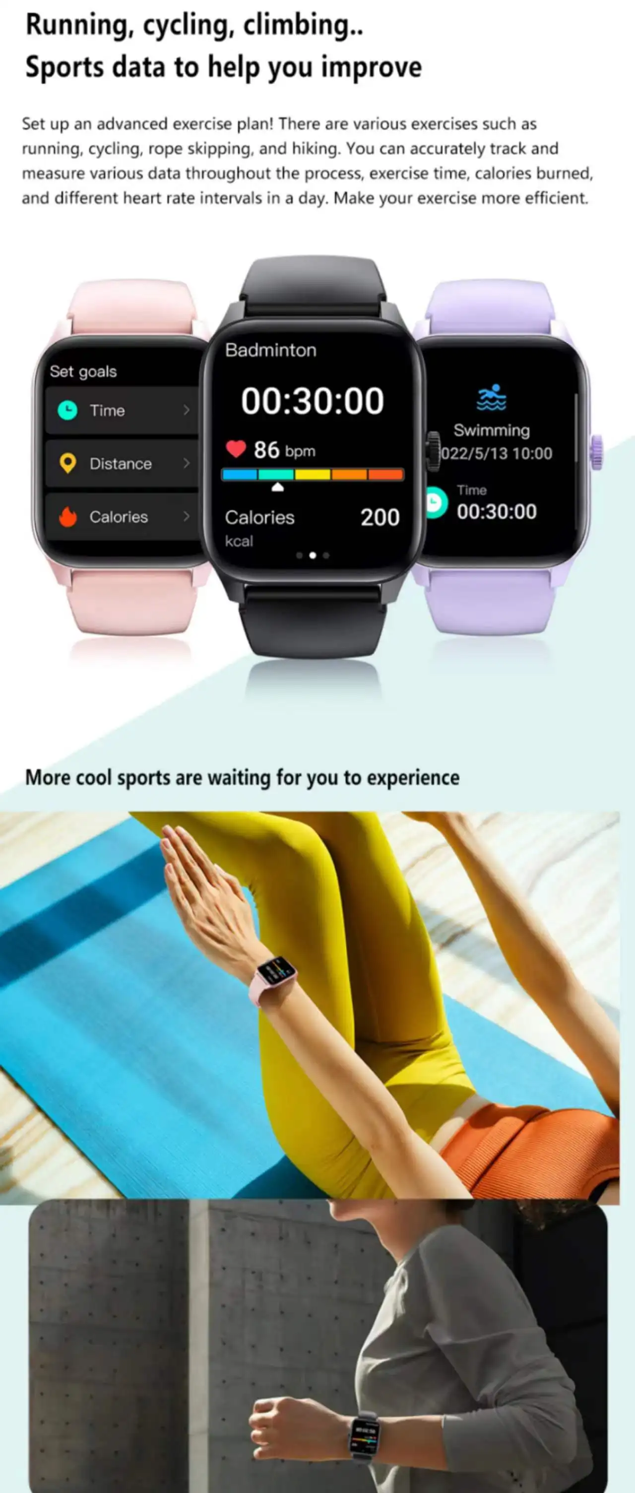 Smart Watch with Body Health Monitoring - QS56 Bracelet