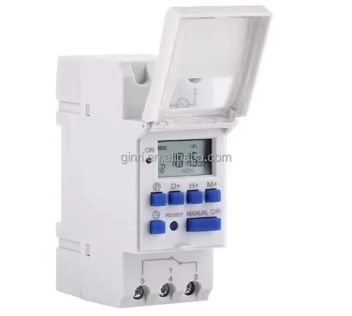 Weekly Programmable Electronic Timer Ac220v 25a 16a Digital Timer Switch Relay Ahc15a Lcd ...