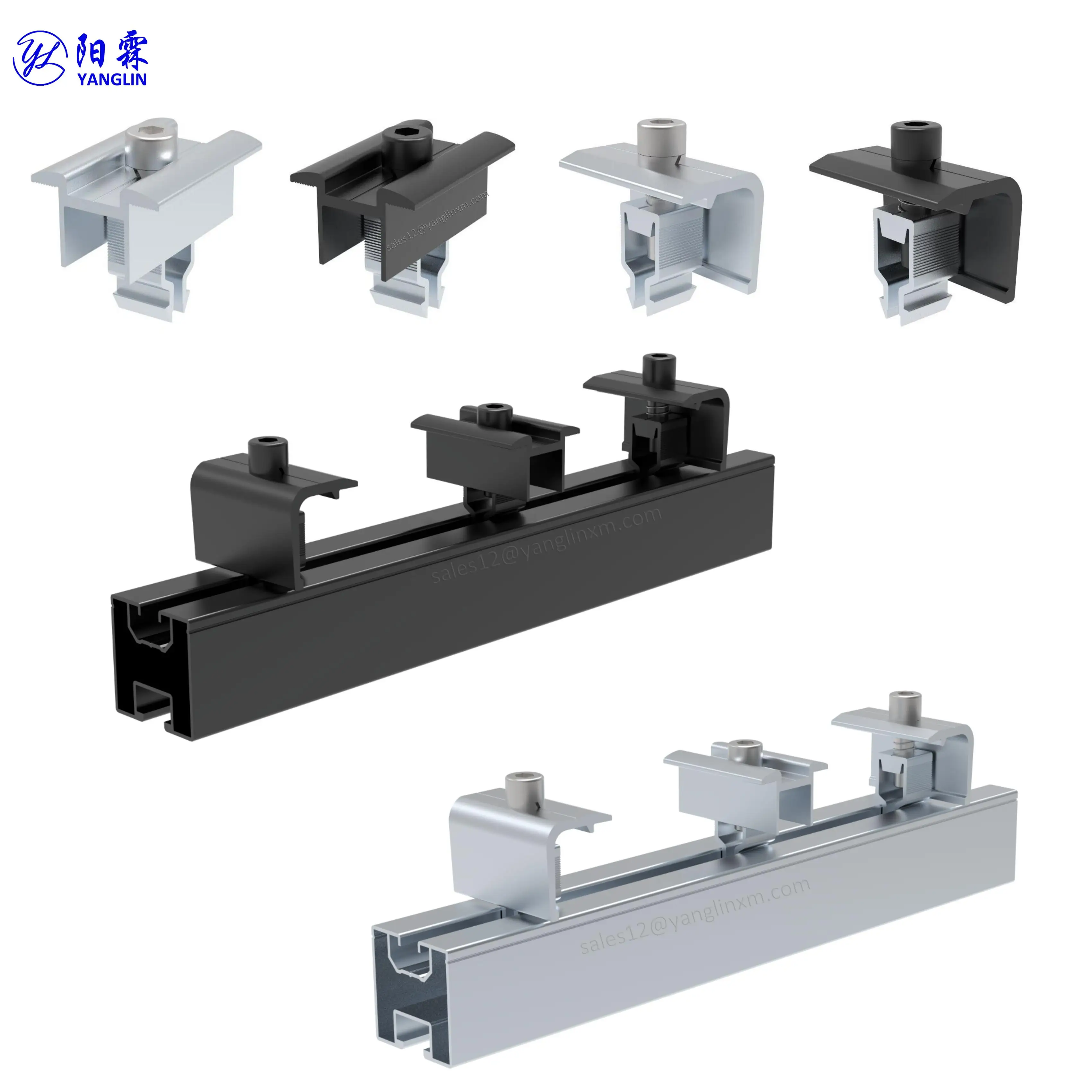 Aluminum Solar Panel Mounting Clamps - Rapid Install