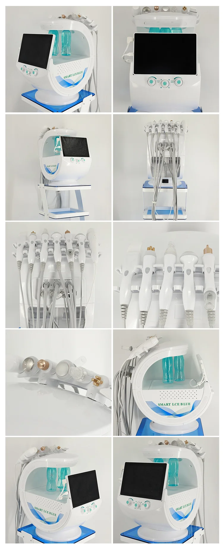 New Arrival 8 in 1 Hydro Facial Machine 2023 Face Cleaning H2O2 Aqua ...