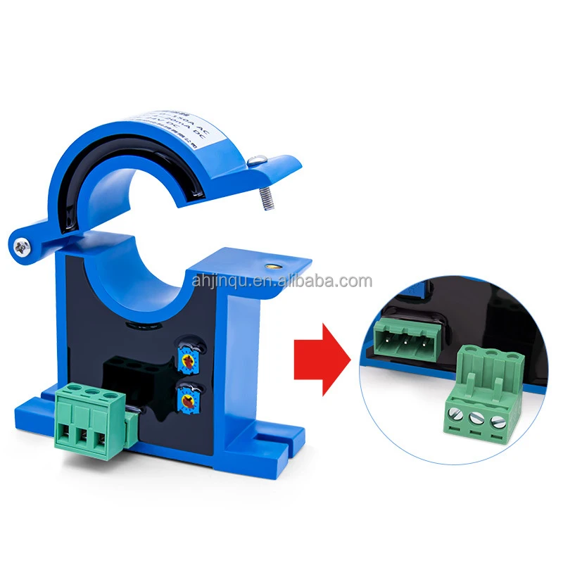 Ac/dc Hall Current Sensor 0-1000a Ac-dc Current Detection 4-20ma 0-20ma ...
