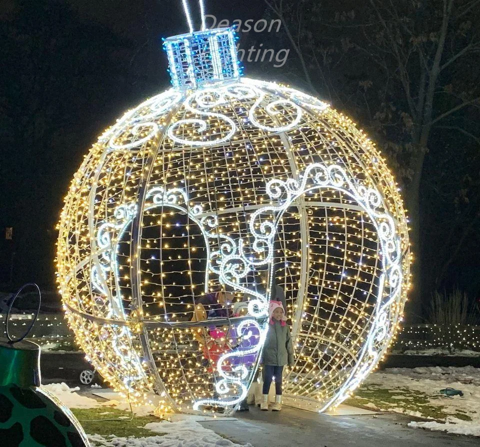 large outdoor christmas spheres with lights| Alibaba.com