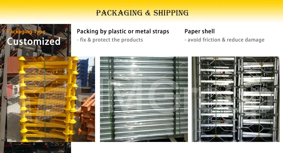 Warehouse Heavy Duty Storage Steel Metal 4 Posts Modular Stacking Big ...