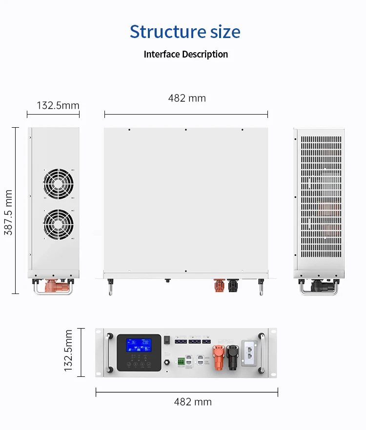 19" Rack Mount Telecom Pure Sine Wave Inverters 5kw 5.5kw 24v/48v To ...
